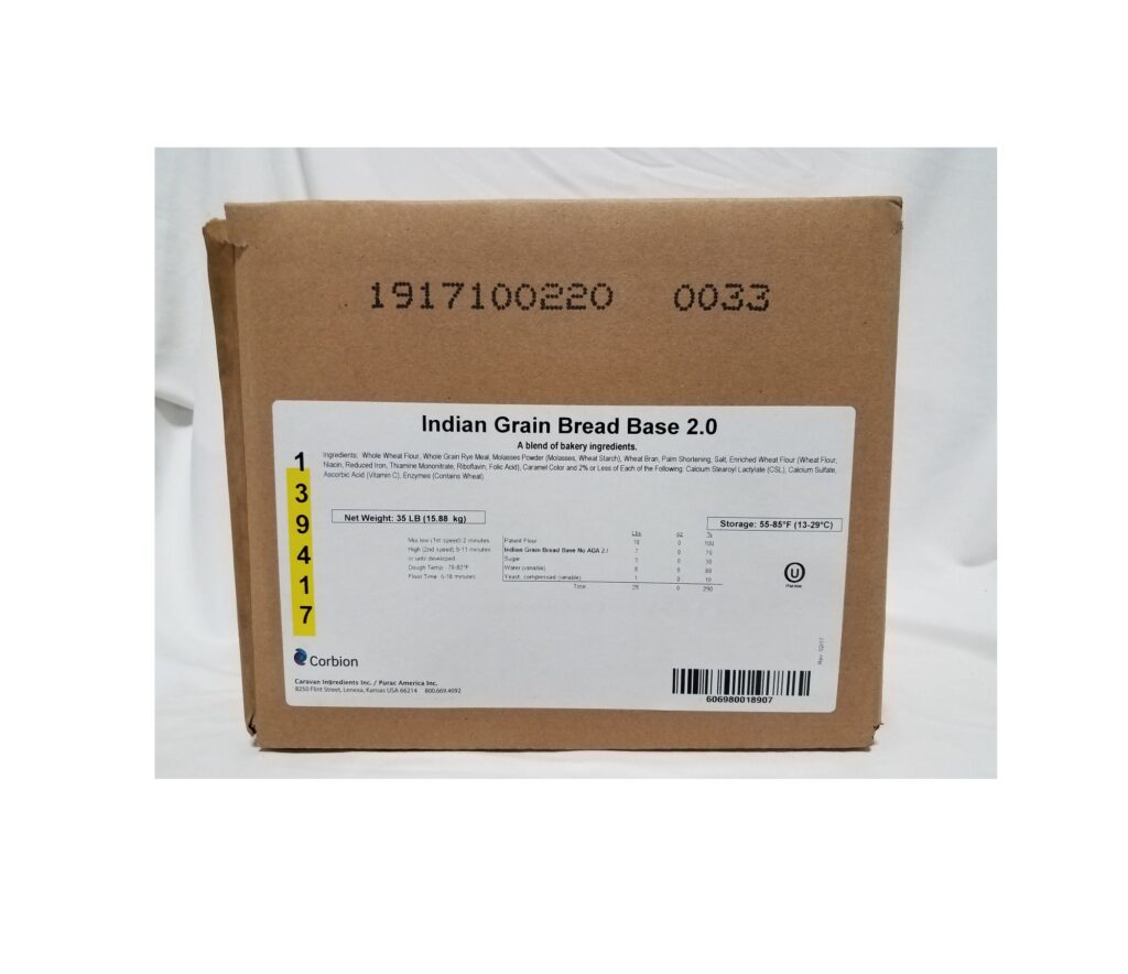 INDIAN GRAIN BASE 35LB - South Holland Bakery Supply